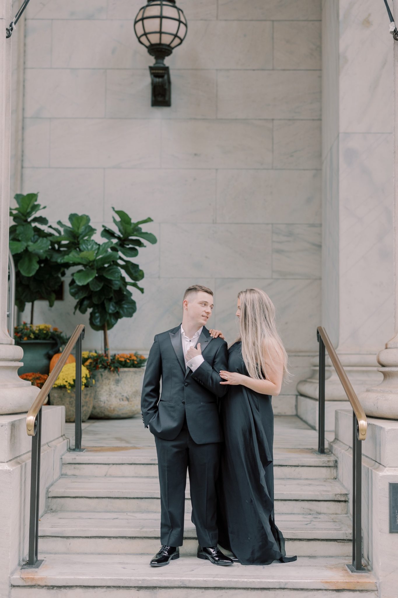 Philadelphia Engagement Photos at The Ritz-Carlton